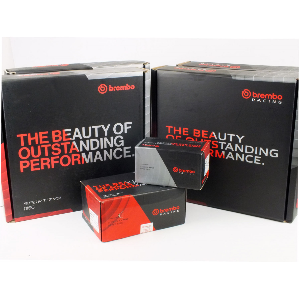 VW Golf VII (MK7) Performance Brake Kit - Brembo HP2 Brake Pads ...